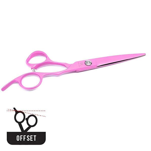 Juntetsu Pink Hairdressing Scissor Set: VG10 Steel, Cutting & Thinning ...