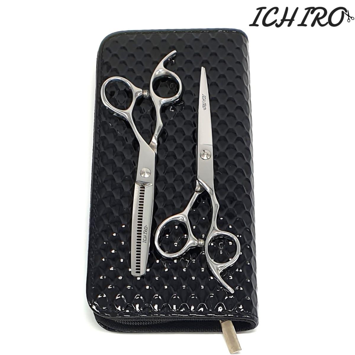 Ichiro Ergo Mastery Set: Serrated Hairdressing Scissors Trio - Scissor ...
